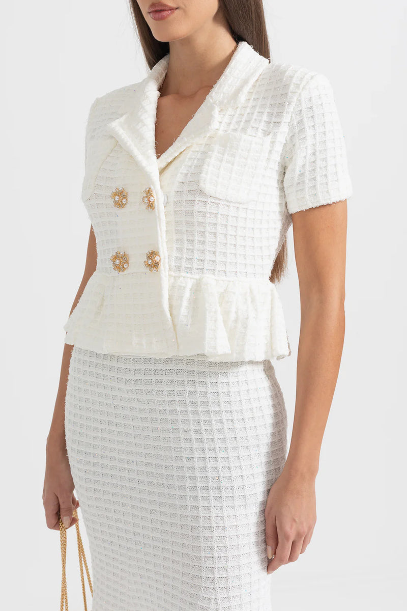 ERLEA KNITTED MIDI DRESS WITH GOLD BUTTONS BODYCON DRESS – PinkApple ...